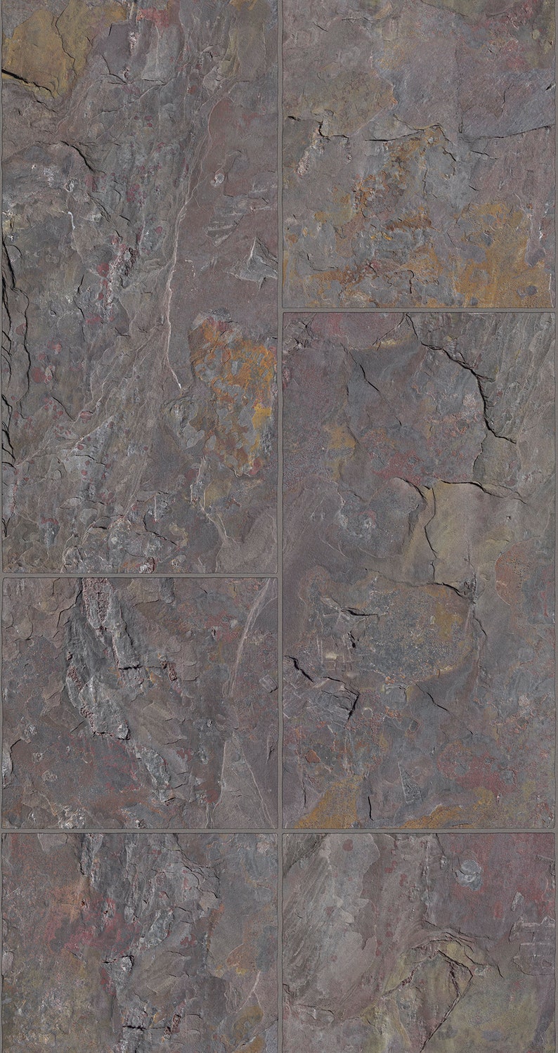 Travertine Wallpaper Distressed Marble Stone Slab Effect 3D Textured ...