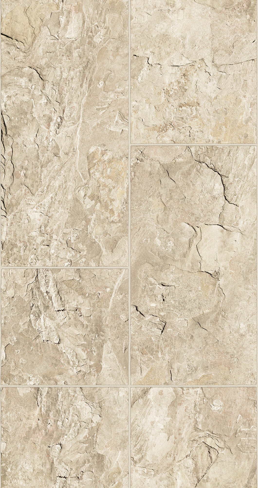 Travertine Wallpaper Distressed Marble Stone Slab Effect 3D Textured ...