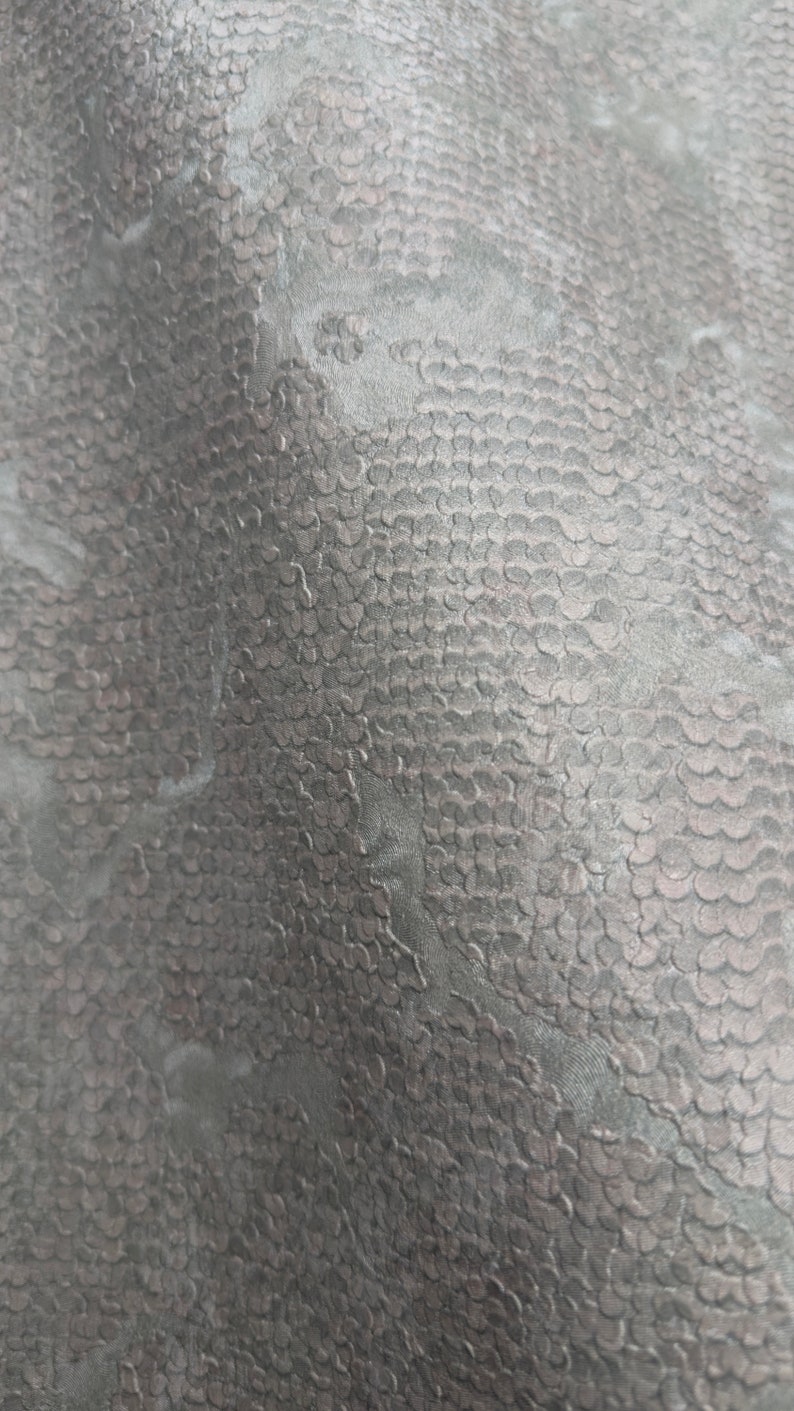 3D Embossed Scale Pattern Wallpaper Ivory - Etsy