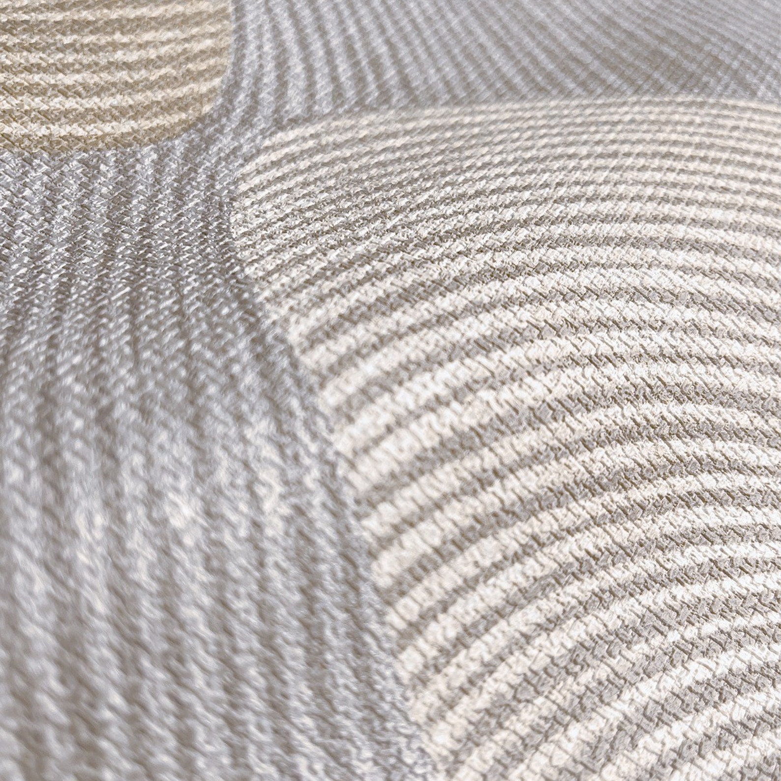 Geometric Wave Wallpaper, Moroccan Inspired Pattern Wallpaper - Gray ...
