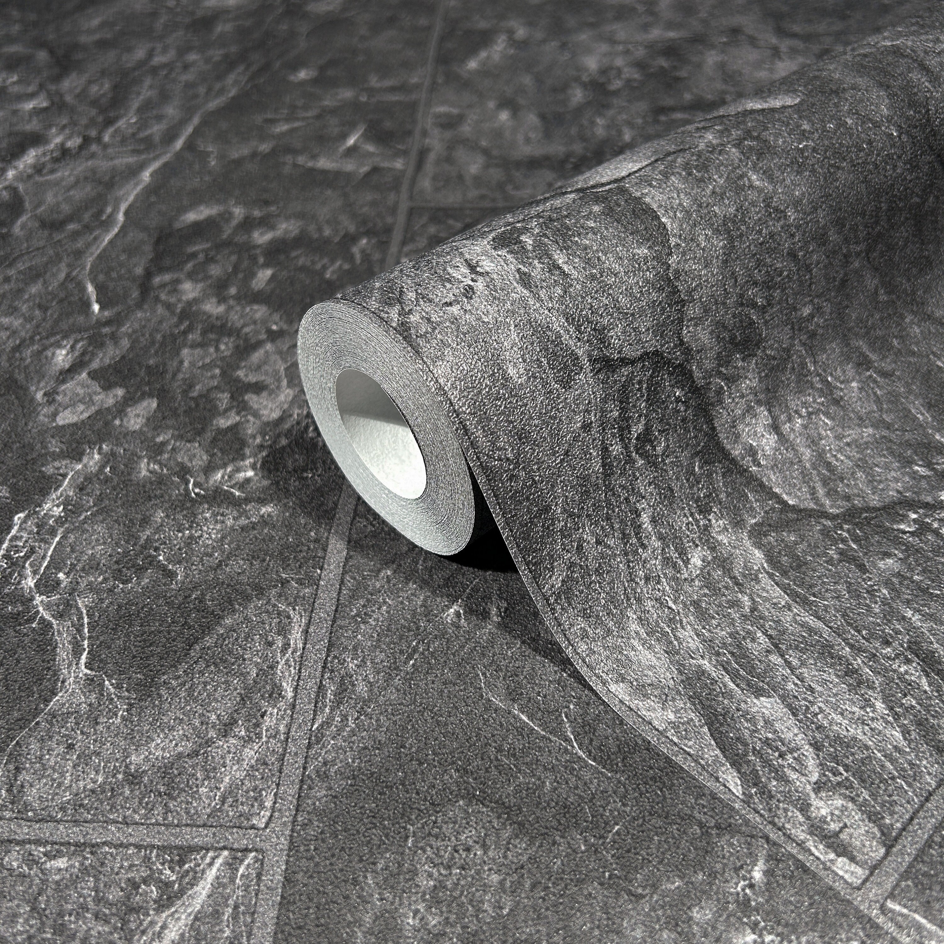 Travertine Wallpaper Distressed Marble Stone Slab Effect 3D Textured ...