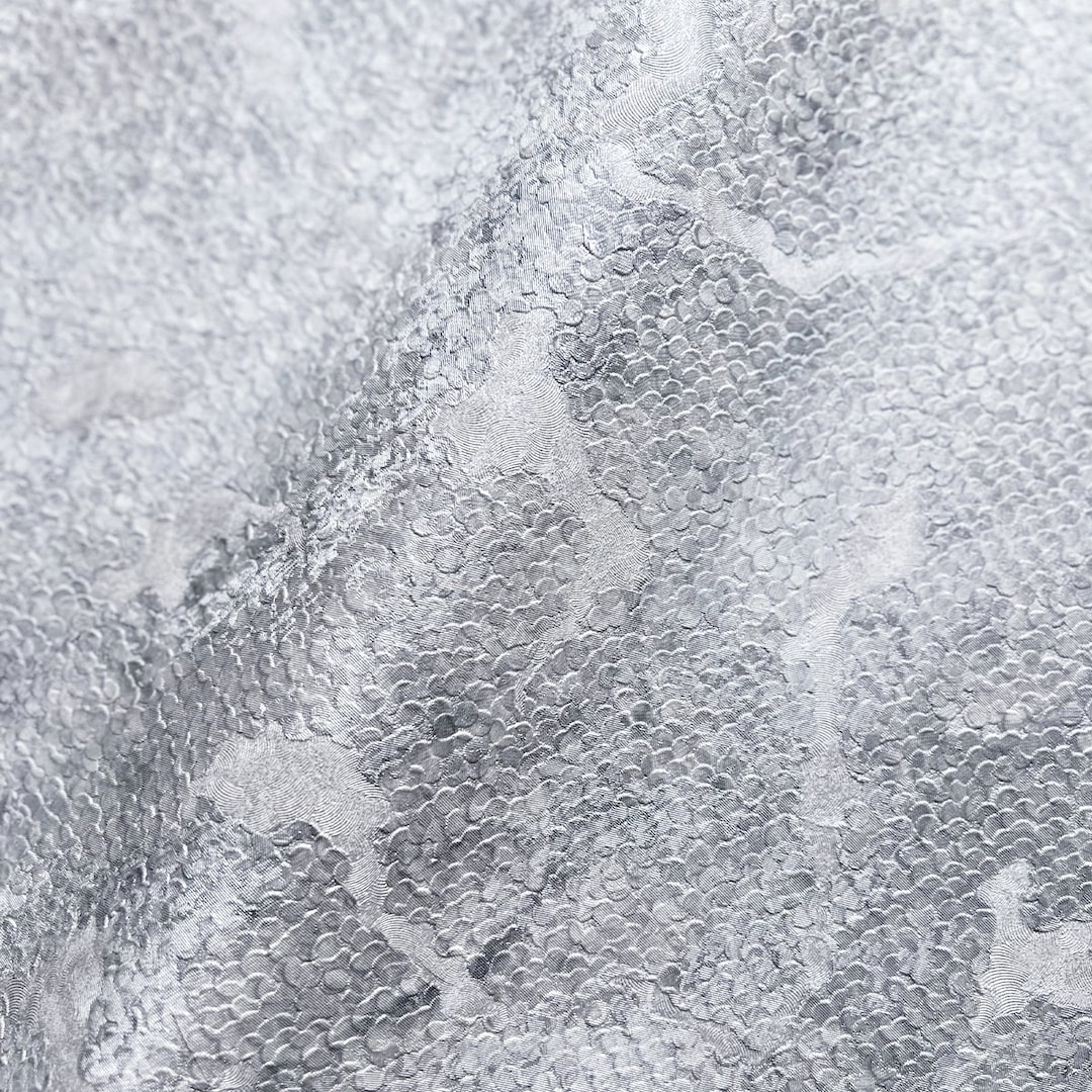 3D Embossed Scale Pattern Wallpaper Silver - Etsy