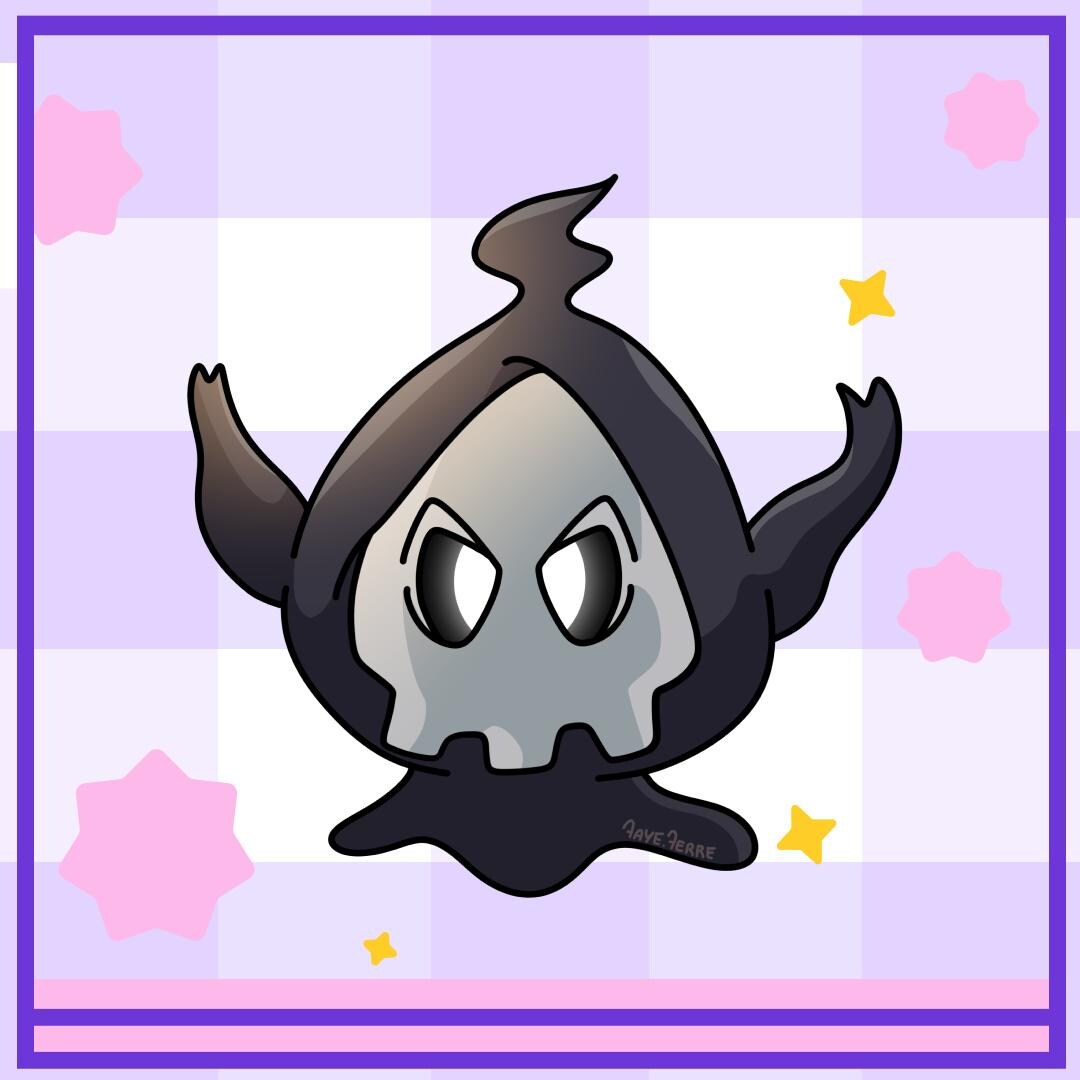 Duskull 3 Inch Fridge Magnet Halloween Sticker Ghost Etsy