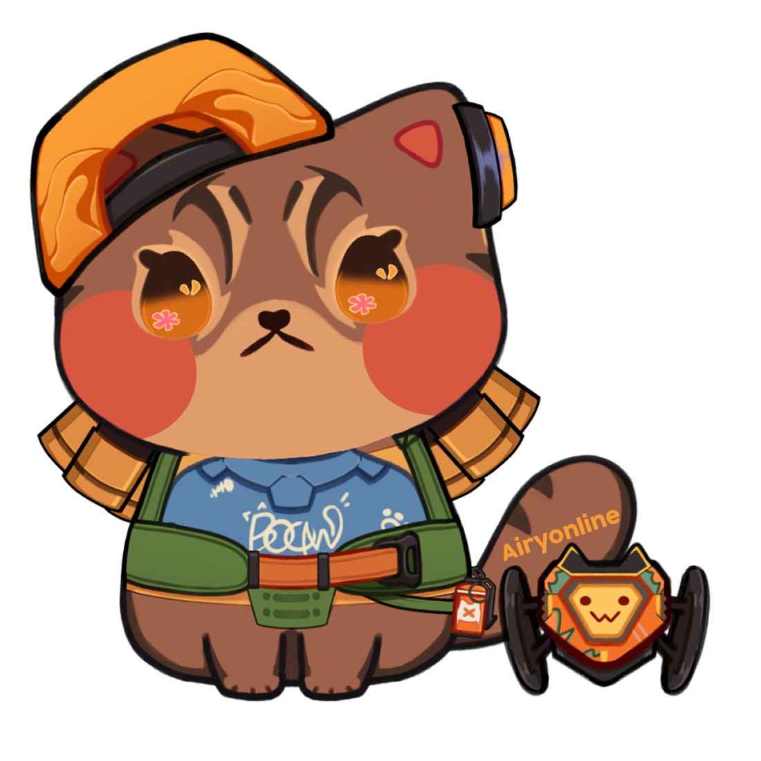 Valorant RAZE Cat - LIVE2D Vtuber Model - Premade - Etsy