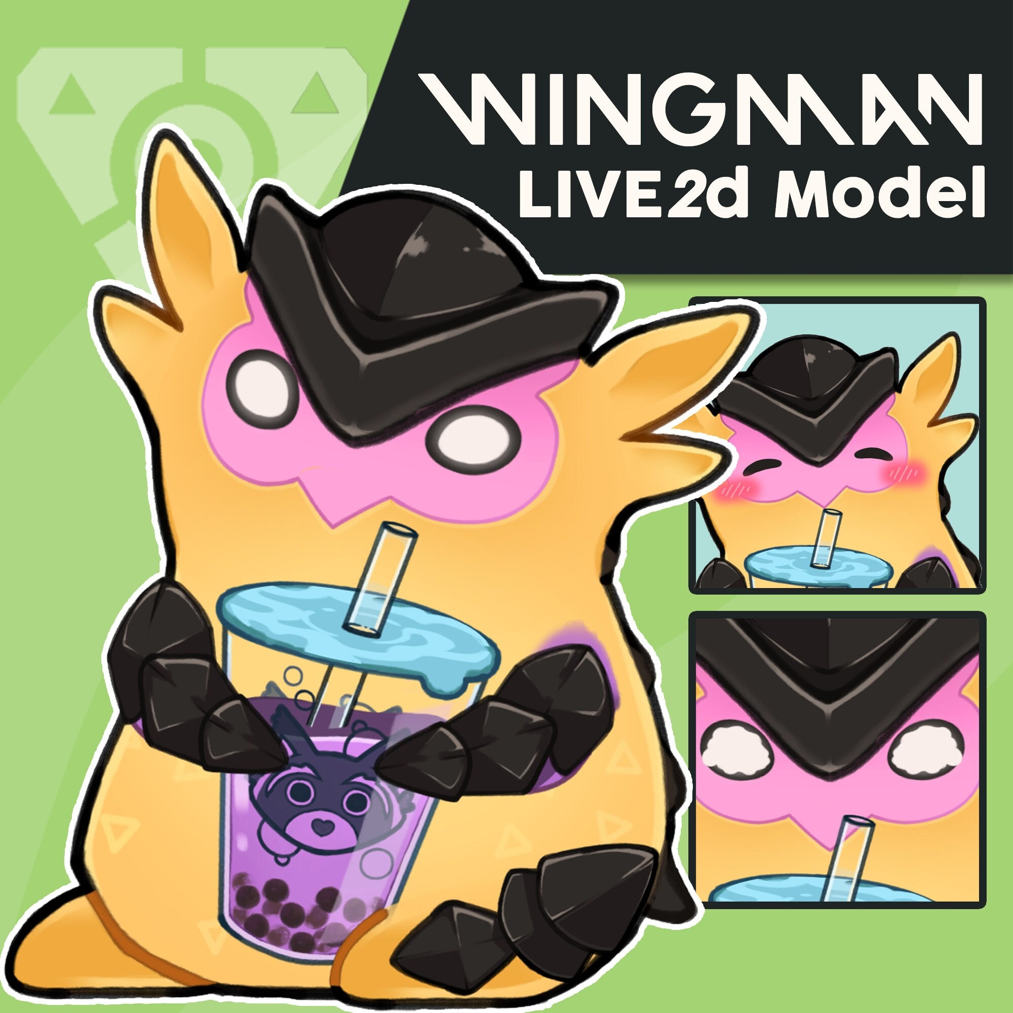 Valorant Wingman Live2d Vtuber Modelavatar Etsy