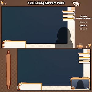 Pixelated Baking Stream Pack: Animated Overlays & Panels (digital ...