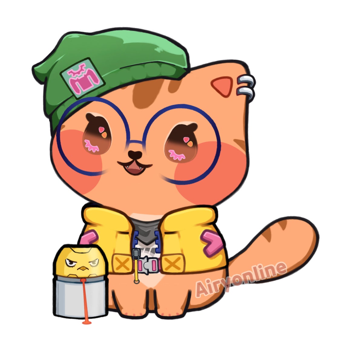 Valorant Killjoy Cat - LIVE2D Vtuber Model: Premade & Rigged - Etsy