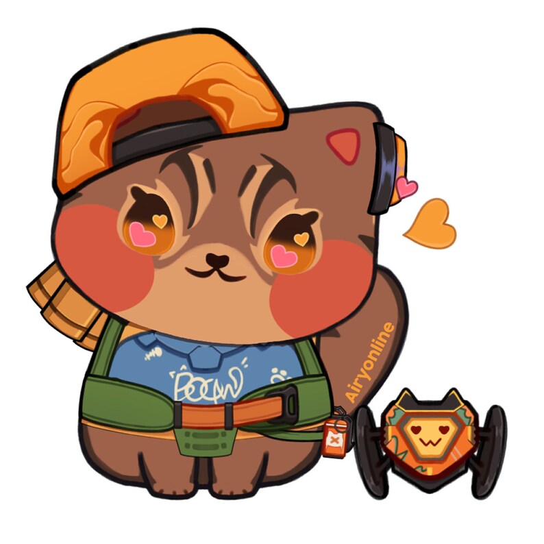 Gato RAZE de Valorant - Modelo de Vtuber LIVE2D - Prefabricado - Etsy ...