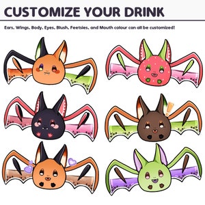 Customizable Boba Bat Vtuber Avatar: Premade LIVE2D Model - Etsy