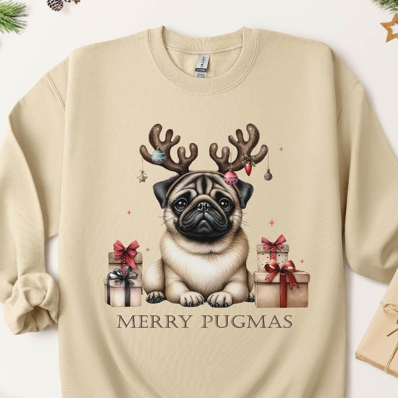 Pug Sweatshirt for Youth - Etsy