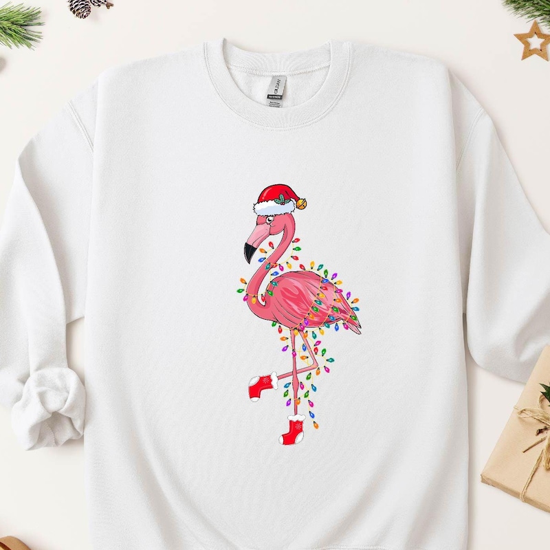 Flamingo Christmas - Etsy
