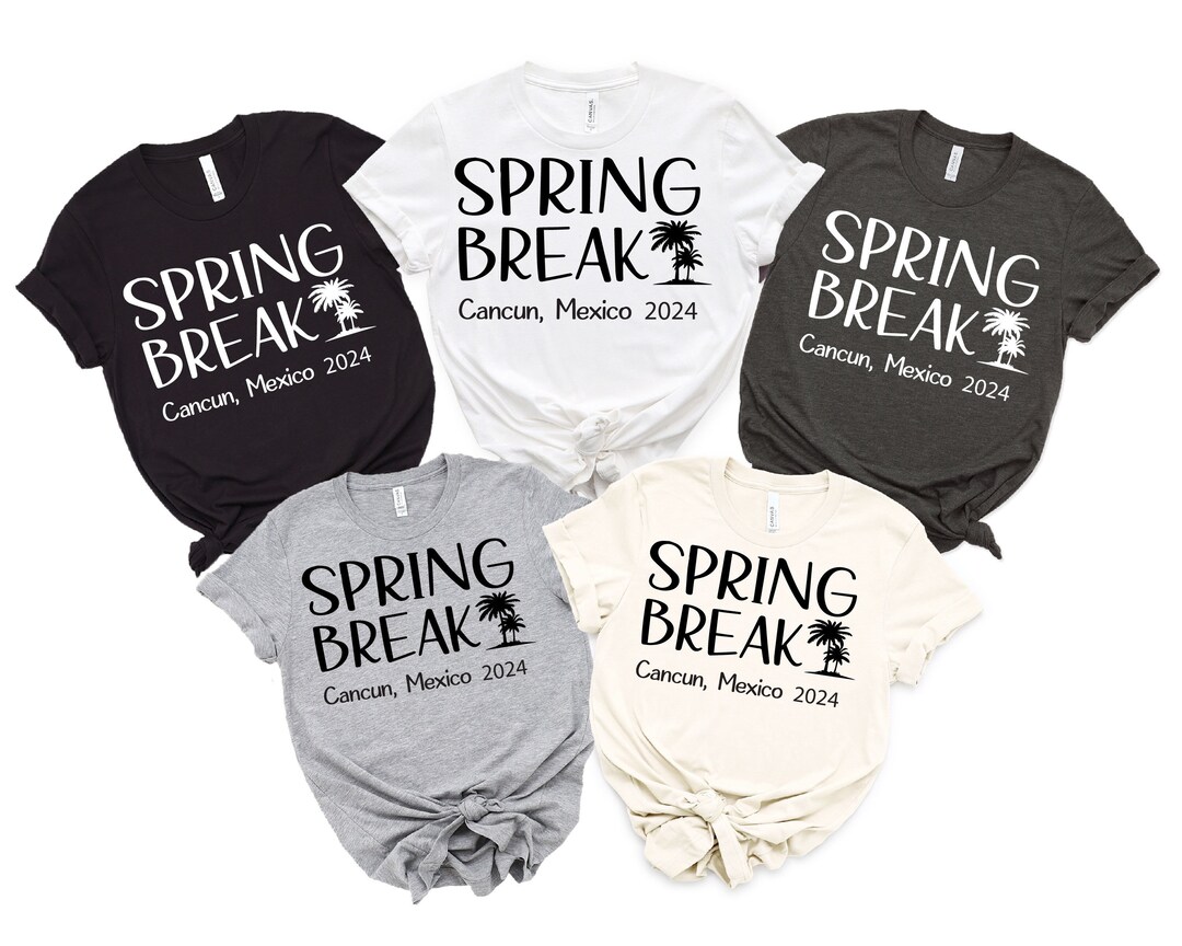 Custom Spring Break 2026 T-shirt: Beach Vacation Group Tee - Etsy