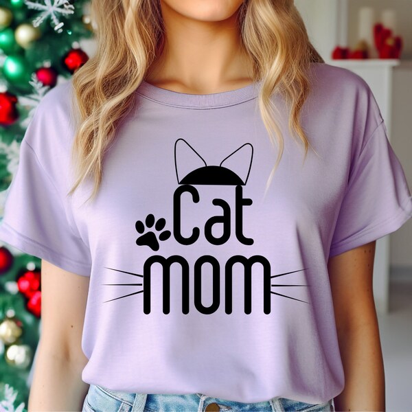 Cat Mom Shirt - Etsy