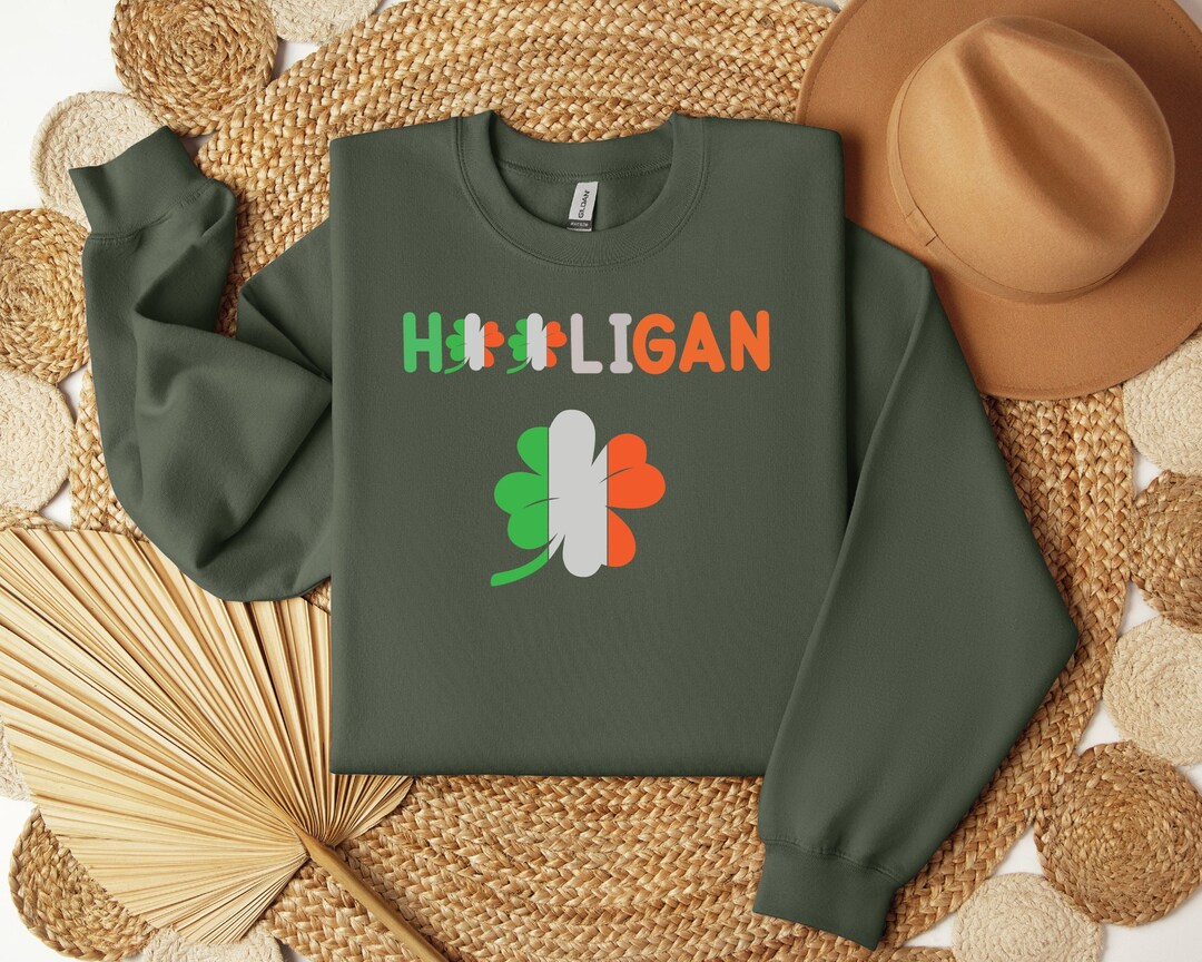 Hooligan Sweatshirt Irish Hooligan Funny Irish Dublin Ireland Cool ...