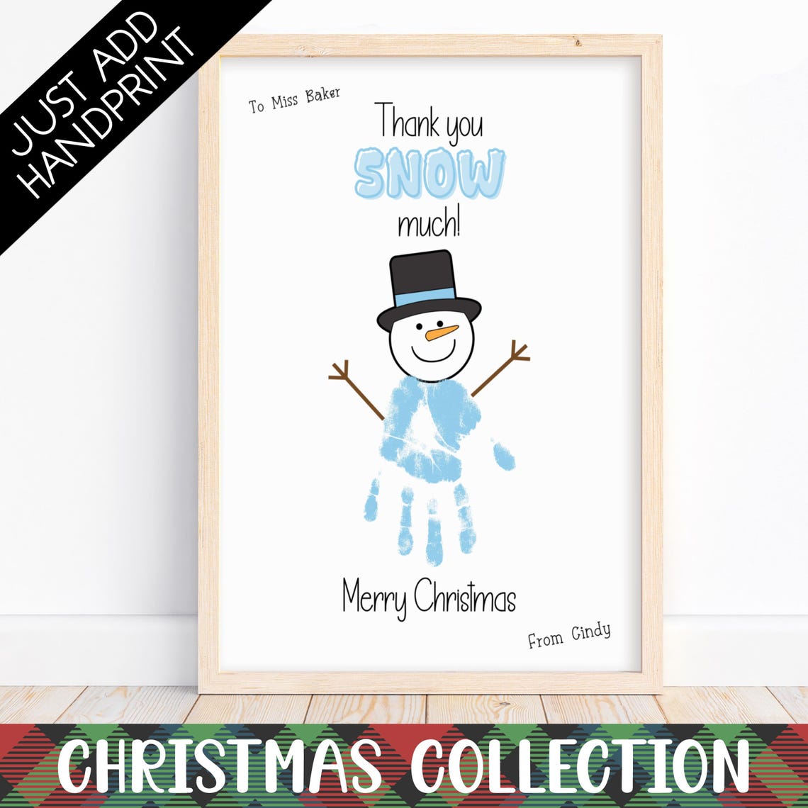 Snowman Handprint Art | Holiday DIY Kids Craft | Christmas Keepsake ...