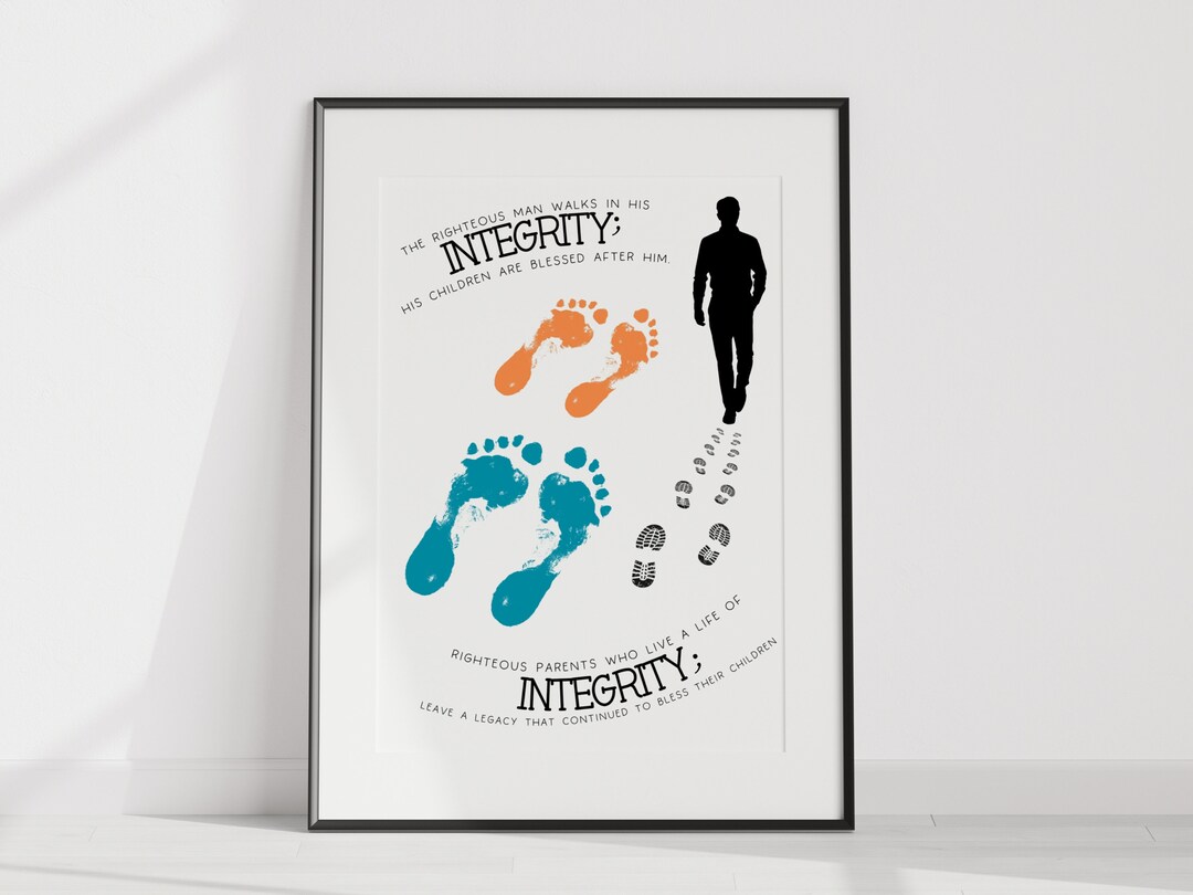 Fathers Day Bible Footprints Craft | Christian Father's Day Keepsake ...