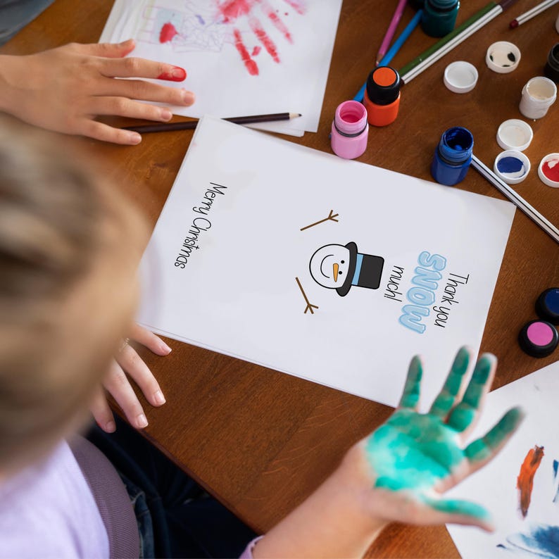 Snowman Handprint Art | Holiday DIY Kids Craft | Christmas Keepsake ...