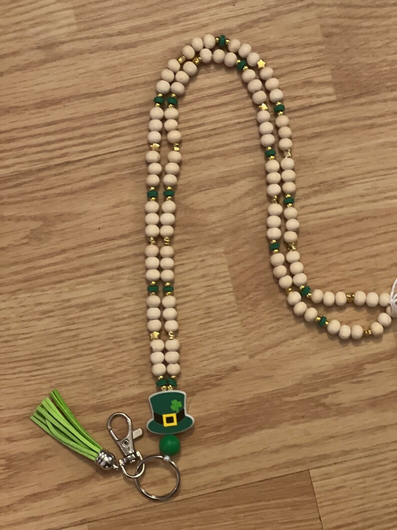 St Patrick’s Day, Lanyard, Mickey Ears, Shamrock, Leopard, Top Hat - Etsy