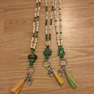 St Patrick’s Day, Lanyard, Mickey Ears, Shamrock, Leopard, Top Hat - Etsy
