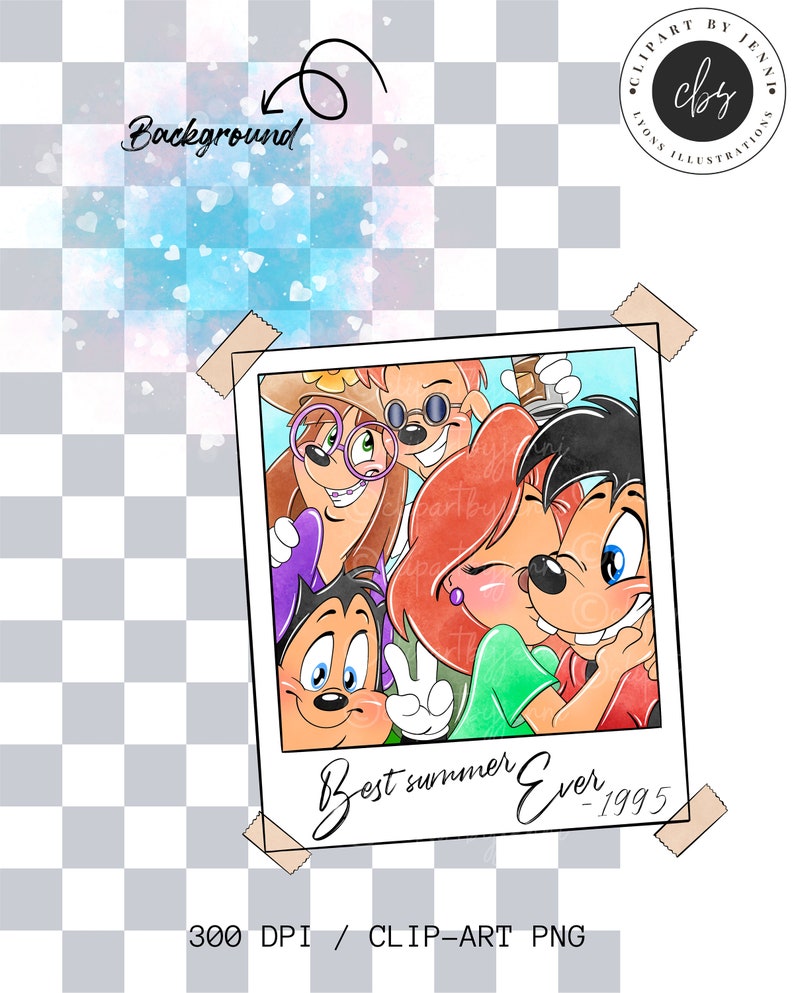 A Goofy Movie Clipart / Roxanne & Max Goofy Movie Clipart / Goofy Movie ...