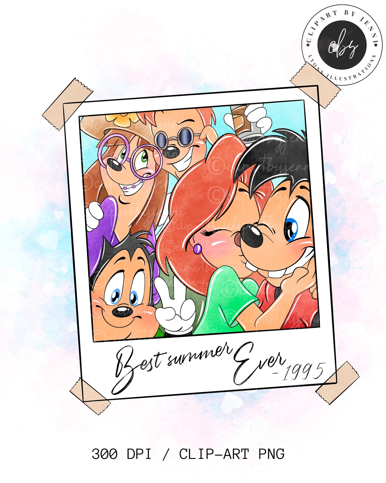 A Goofy Movie Clipart / Roxanne & Max Goofy Movie Clipart / Goofy Movie ...