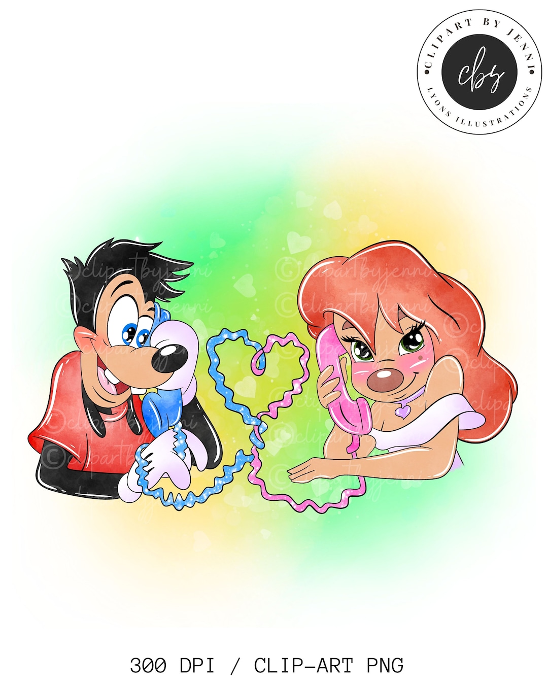 A Goofy Movie Clipart / Roxanne & Max Goofy Movie Clipart / Goofy Movie ...