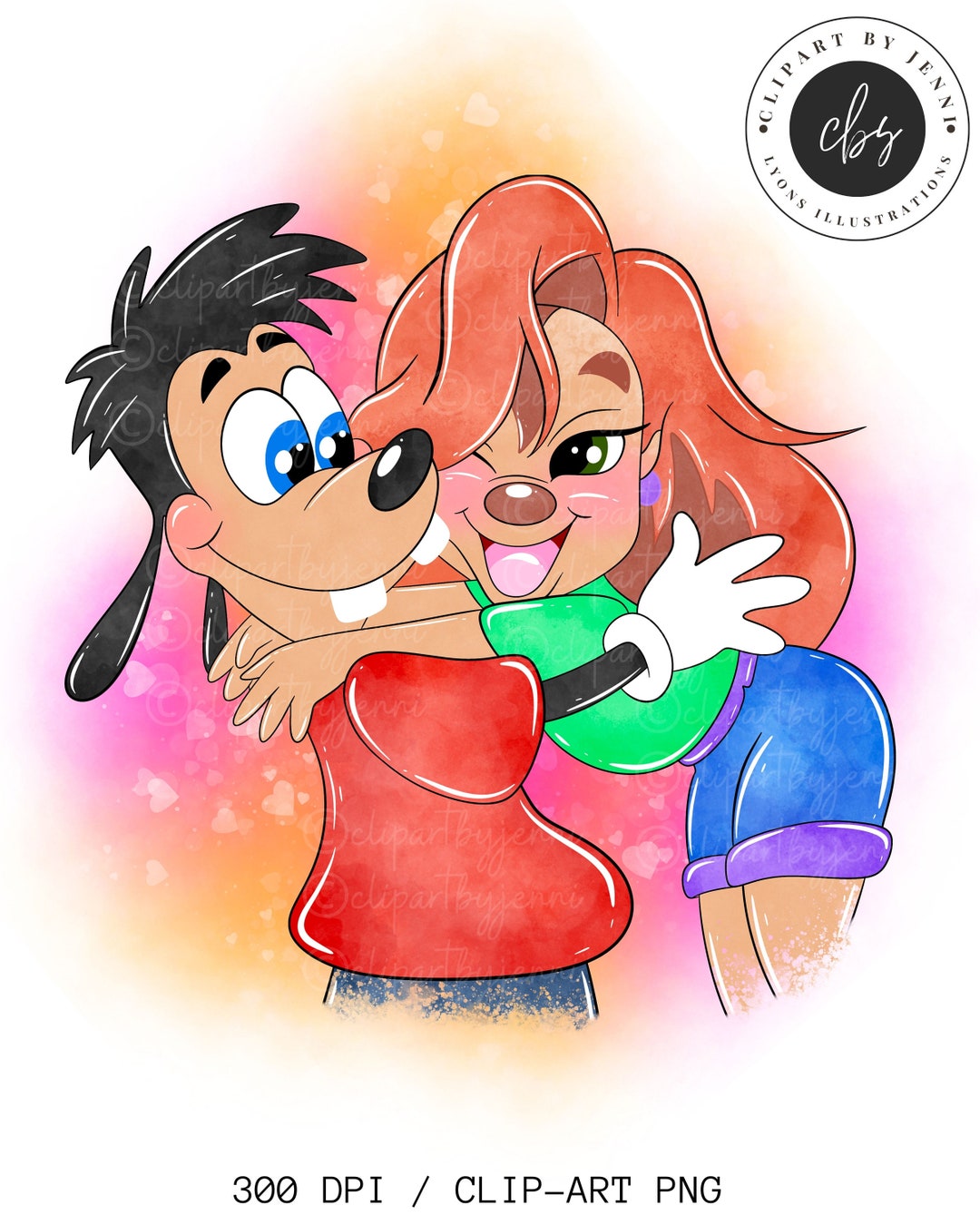 A Goofy Movie Clipart / Roxanne & Max Goofy Movie Clipart / Goofy Movie ...