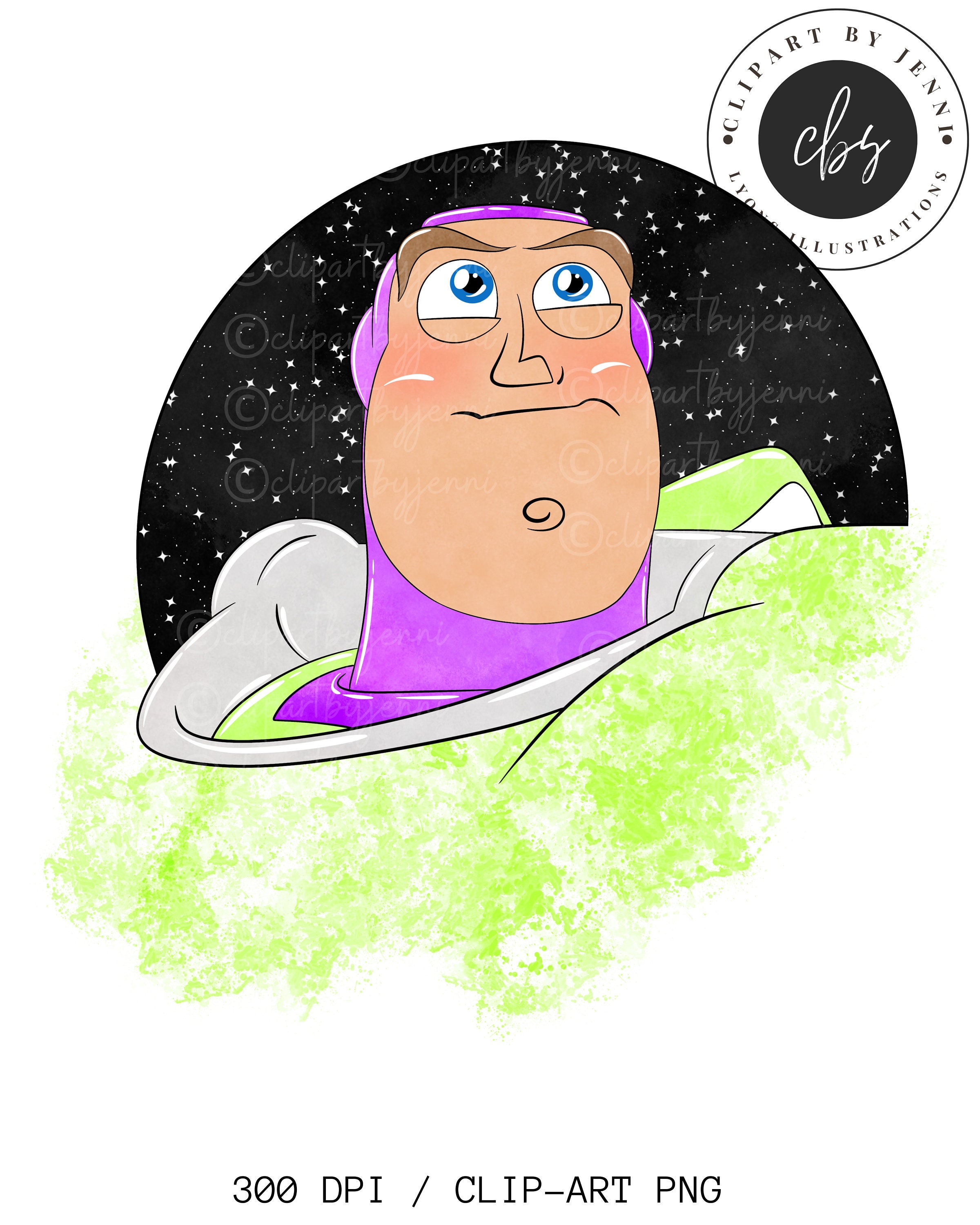 Acuarela Toy Story Buzz Clipart / Buzz PNG imprimible / Toy Story Buzz ...