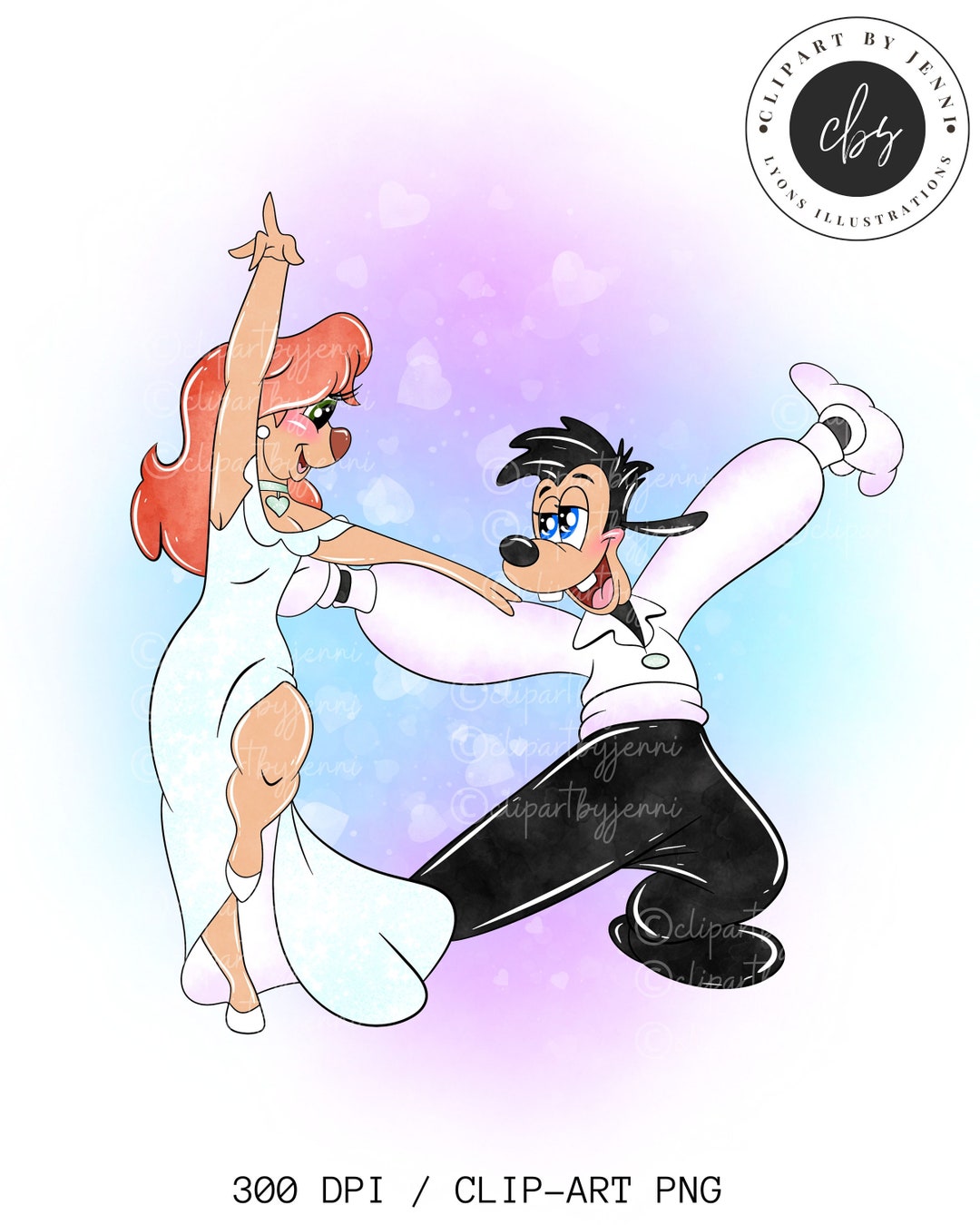 A Goofy Movie Clipart / Roxanne & Max Goofy Movie Clipart / Goofy Movie ...
