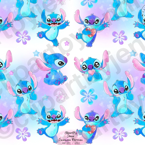 Stitch Wallpaper - Etsy