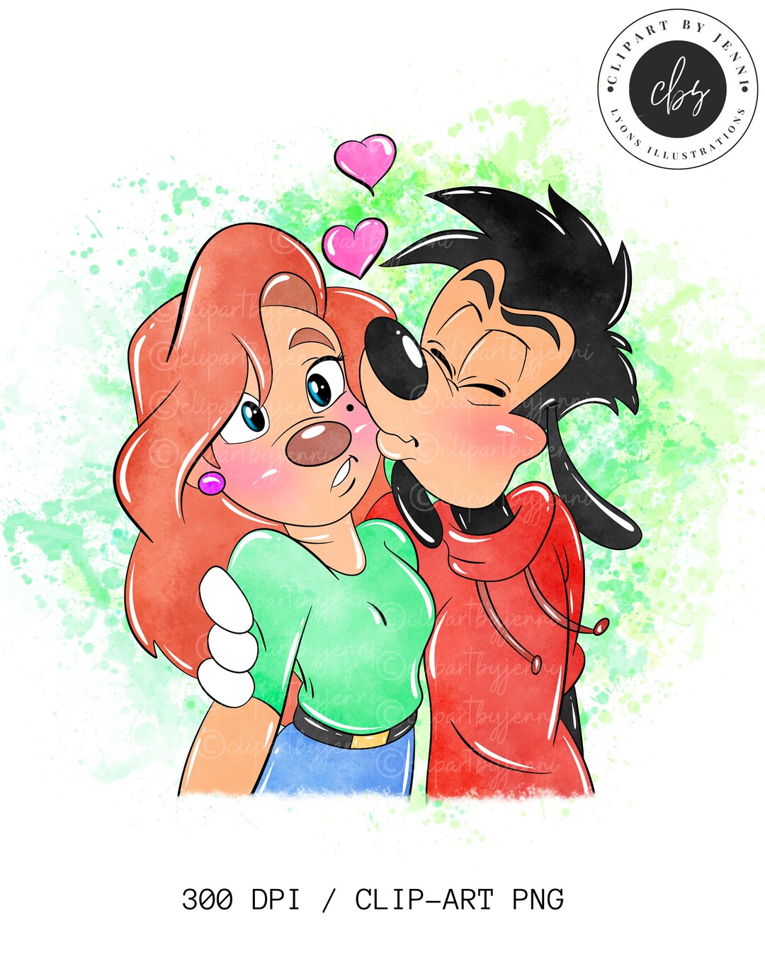 A Goofy Movie Clipart / Roxanne & Max Goofy Movie Clipart / - Etsy ...