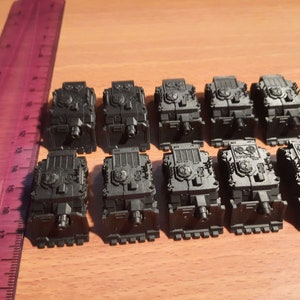 3D PRINTED. EPIC SCALE 6mm-8mm Transport Tanks With Plow. X10 Pieces ...