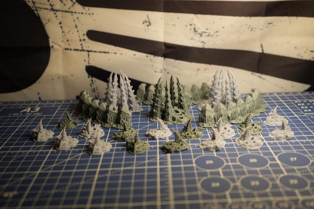 3D PRINTED. EPIC SCALE. Terrain Pack. - Etsy
