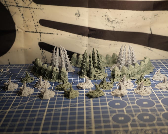 3D PRINTED. EPIC SCALE. Terrain Pack. - Etsy