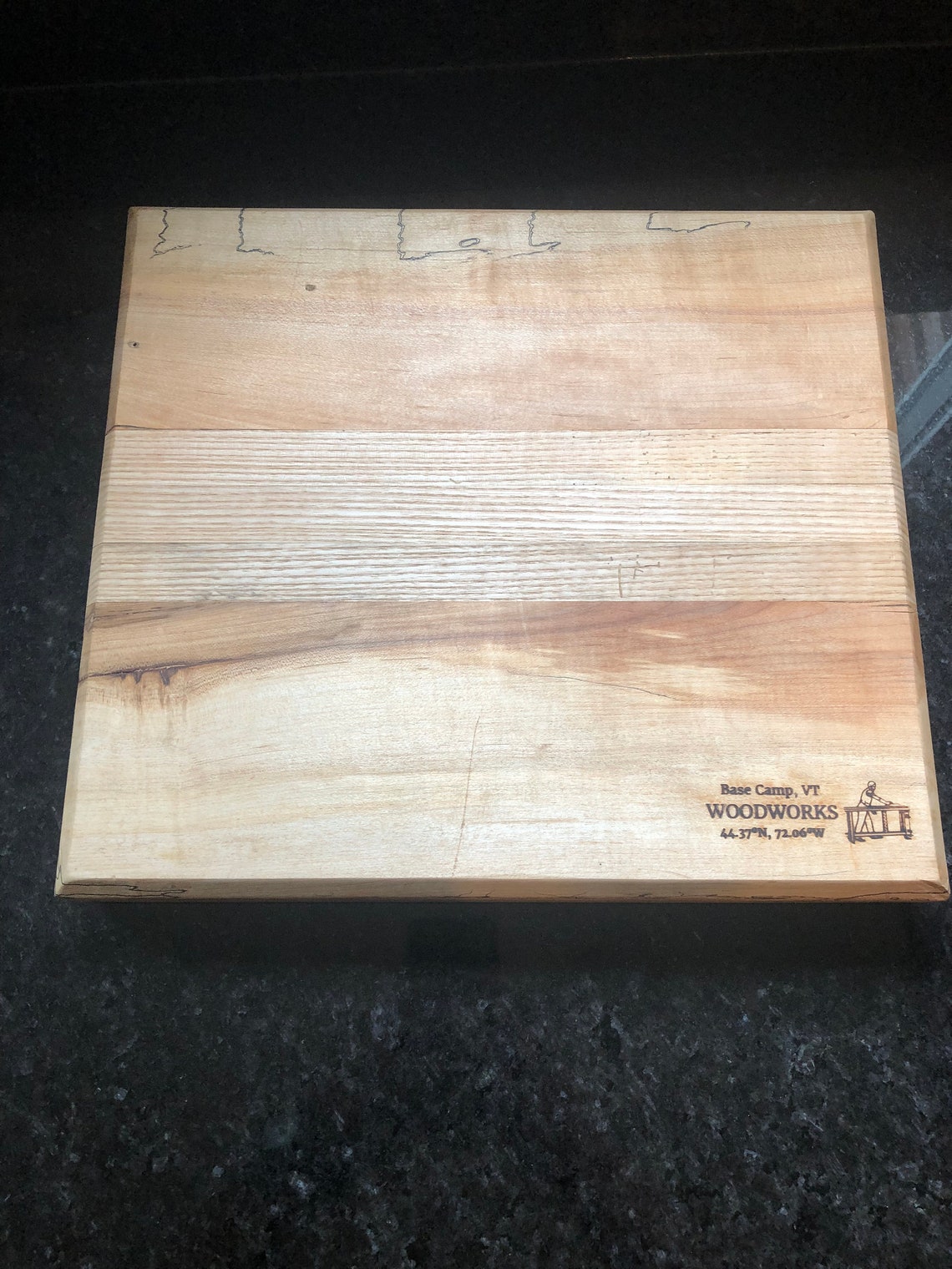 Spalted Maple Butcher Block/cuttingboard. - Etsy