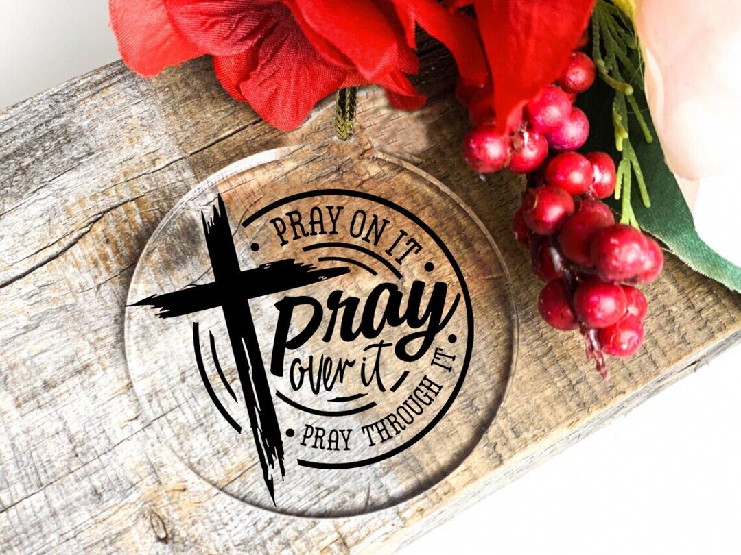 Pray Ornament,gift for Church,christian Gift,faith Keepsake,christmas ...