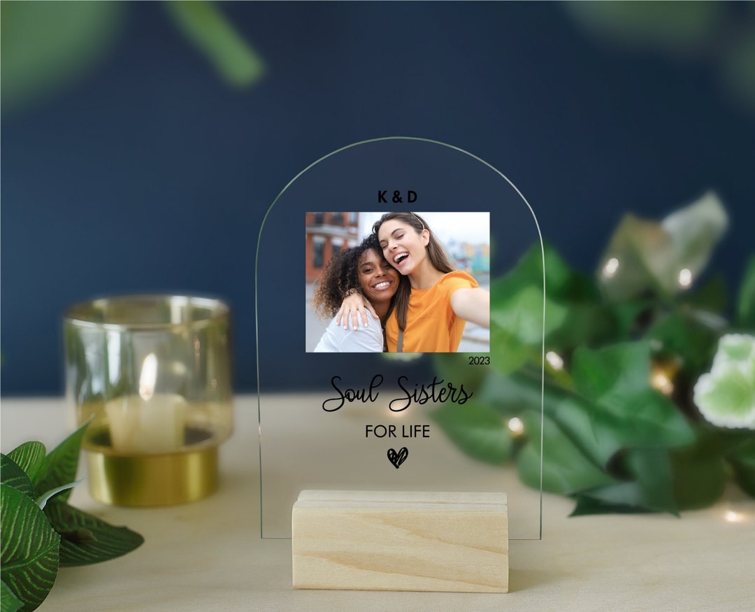 Personalized Soul Sister Plaque With Stand,custom Gift for Bestie ...