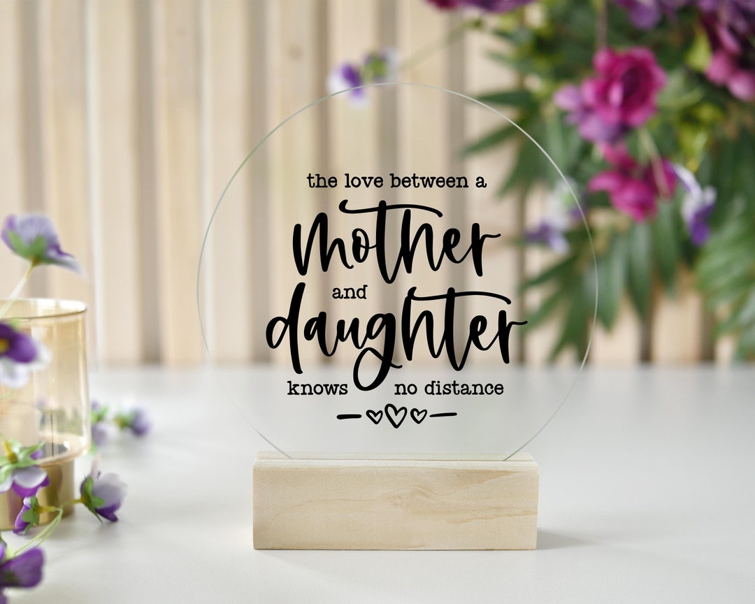 Mother and Daughter Plaque,happy Mothers Day Gift,mom Home Decor ...