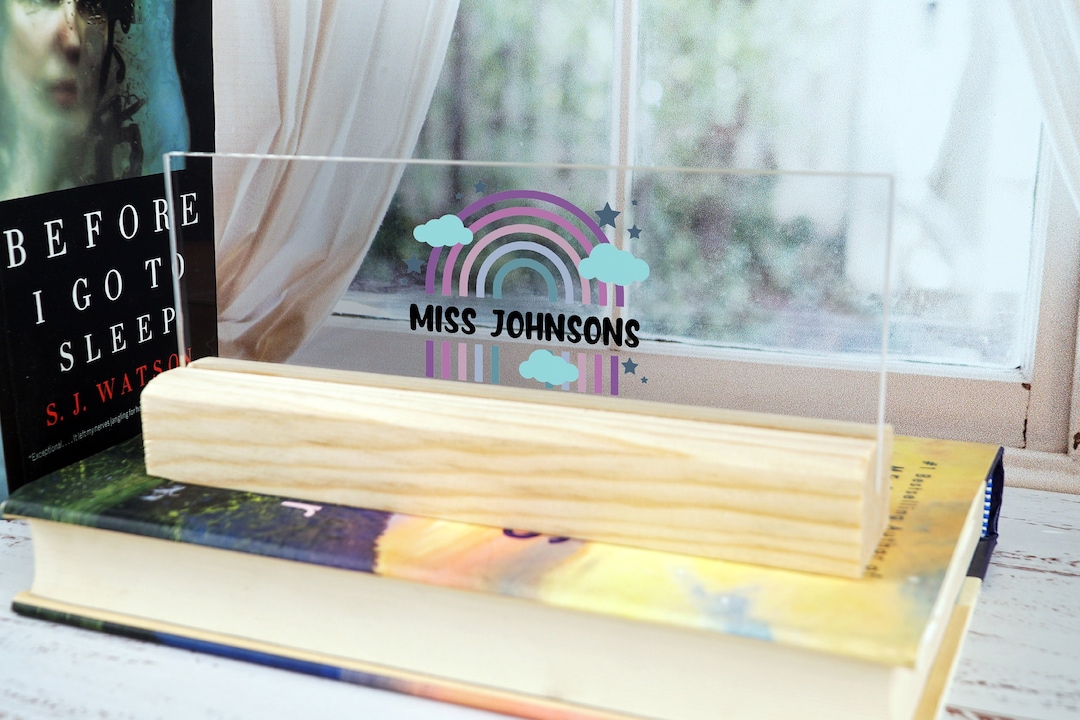 Personalized Teacher Desk Name Plate, Kindergarten Plaque, Custom ...