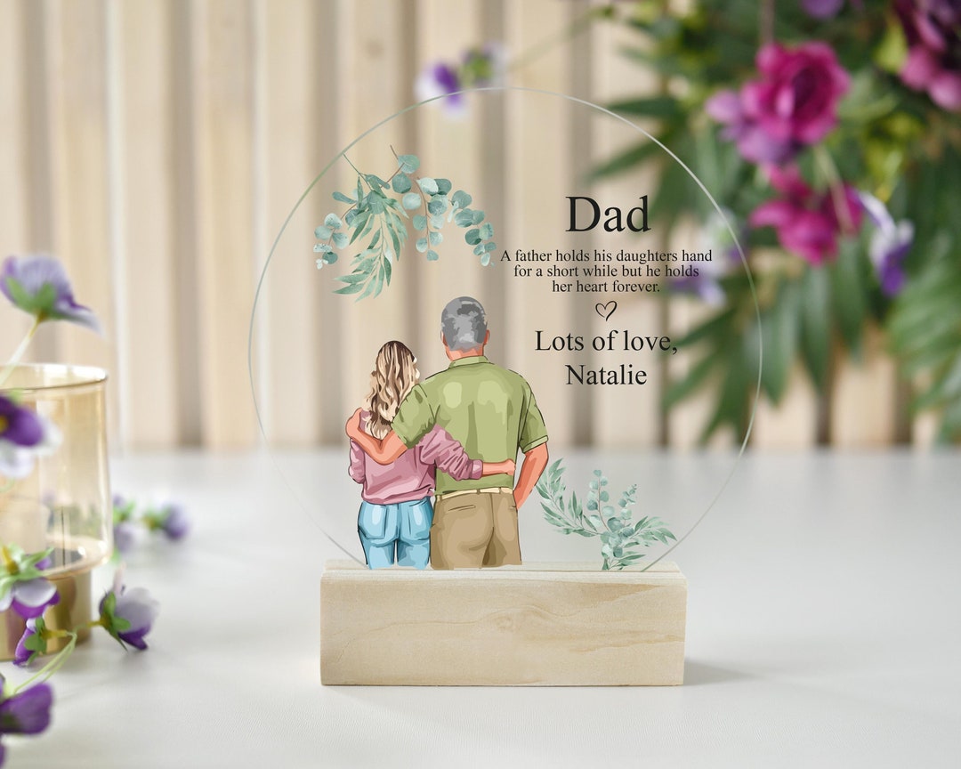 Personalised Plaque for Dad,custom Home Decor,fathers Day Gift,dad ...