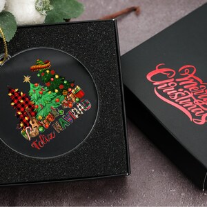 Feliz Navidad Ornament,spanish Christmas Gift,christmas Lights Keepsake ...