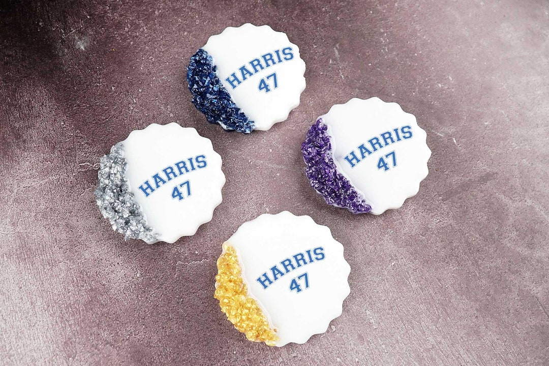 Harris 47 Magnet, Kamala Harris Epoxy Magnet, Election Memorabilia ...