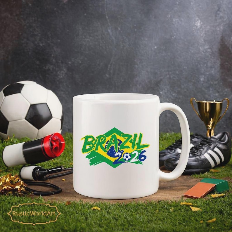 Soccer 2026 World Game Coffee Mug, 42 Team Options Mug, Football Fan ...