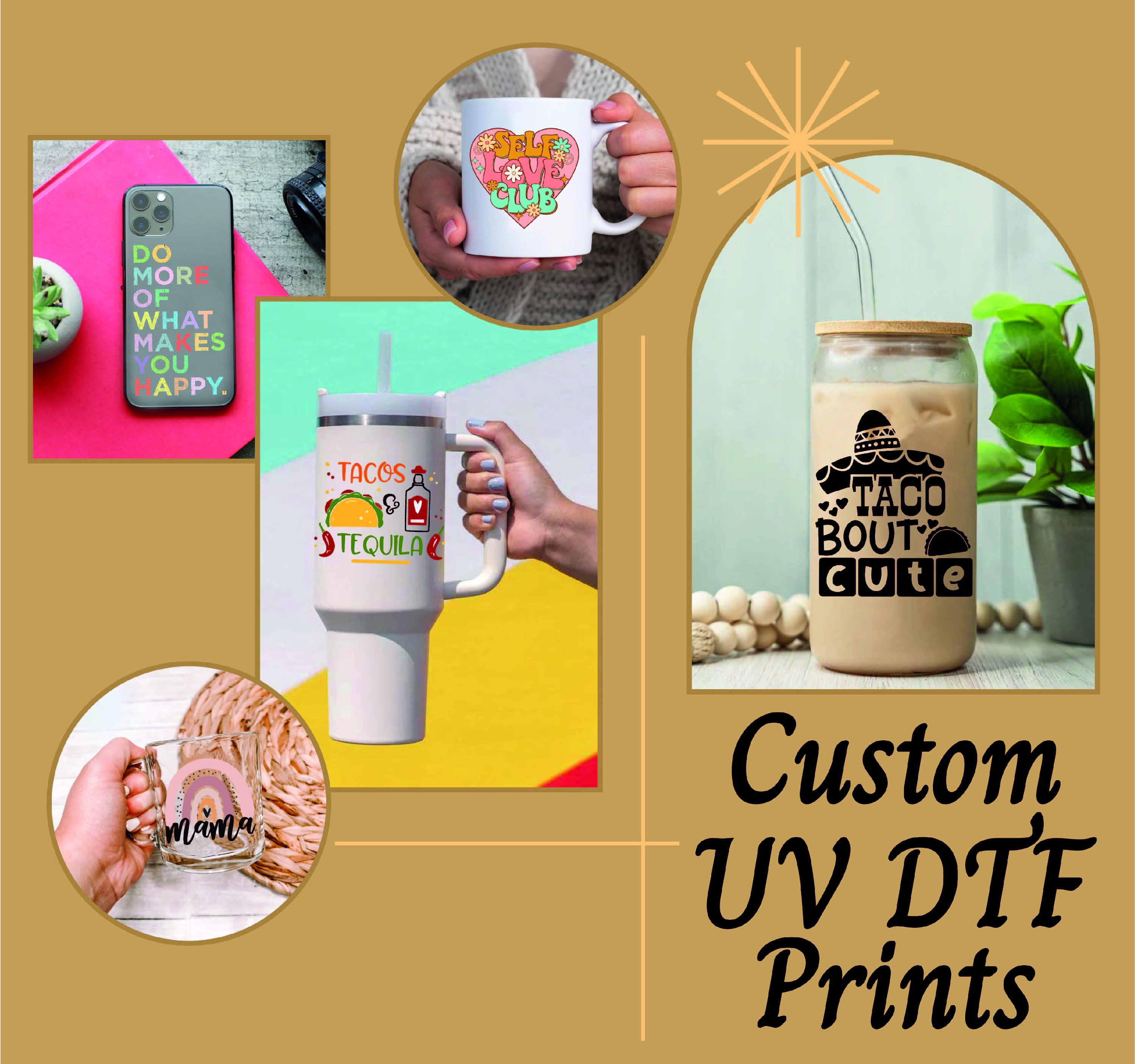 Custom Stickers, UVDTF Transfer Gang Sheets, Custom UV Dtf,coffee Mug ...