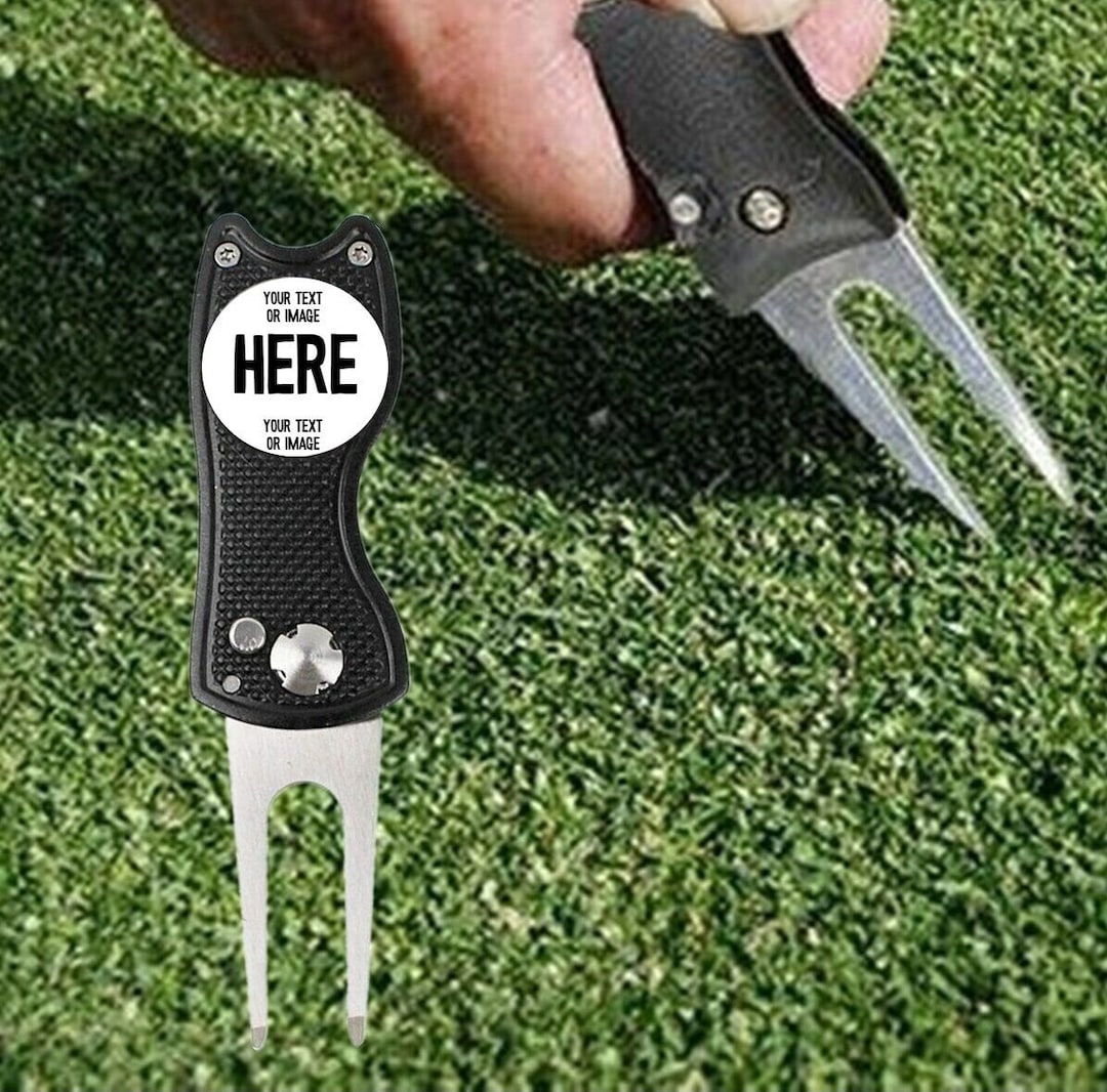 Personalized Golf Switchblade Divot Tool With Custom Ball Marker Ideal ...