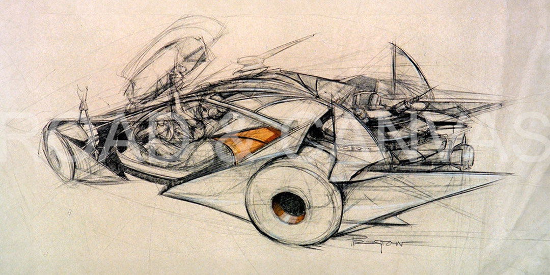 Hand Drawn Race Design/digital Download/science Fiction Instant Print ...