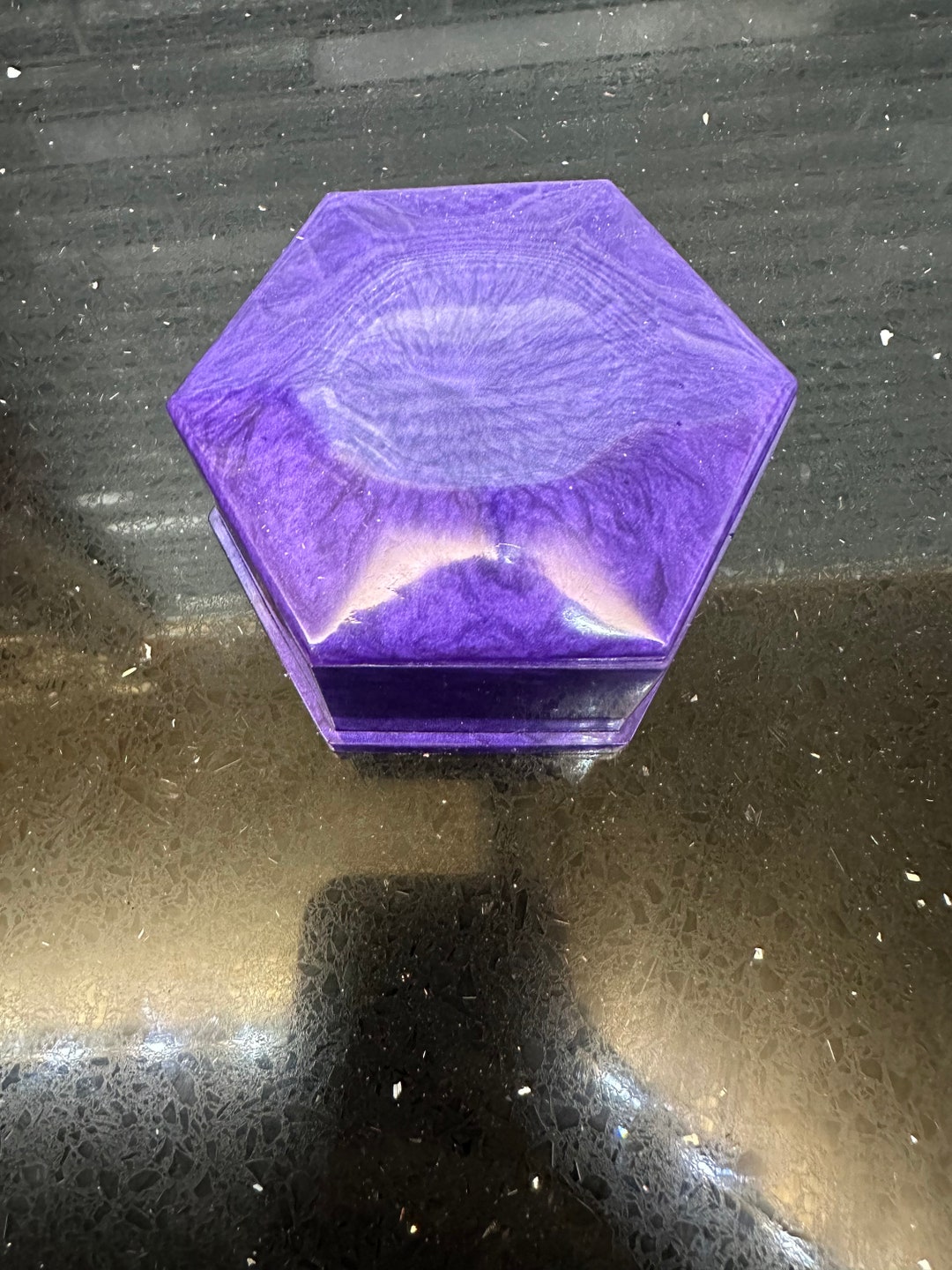 Purple Hexagonal Box - Etsy