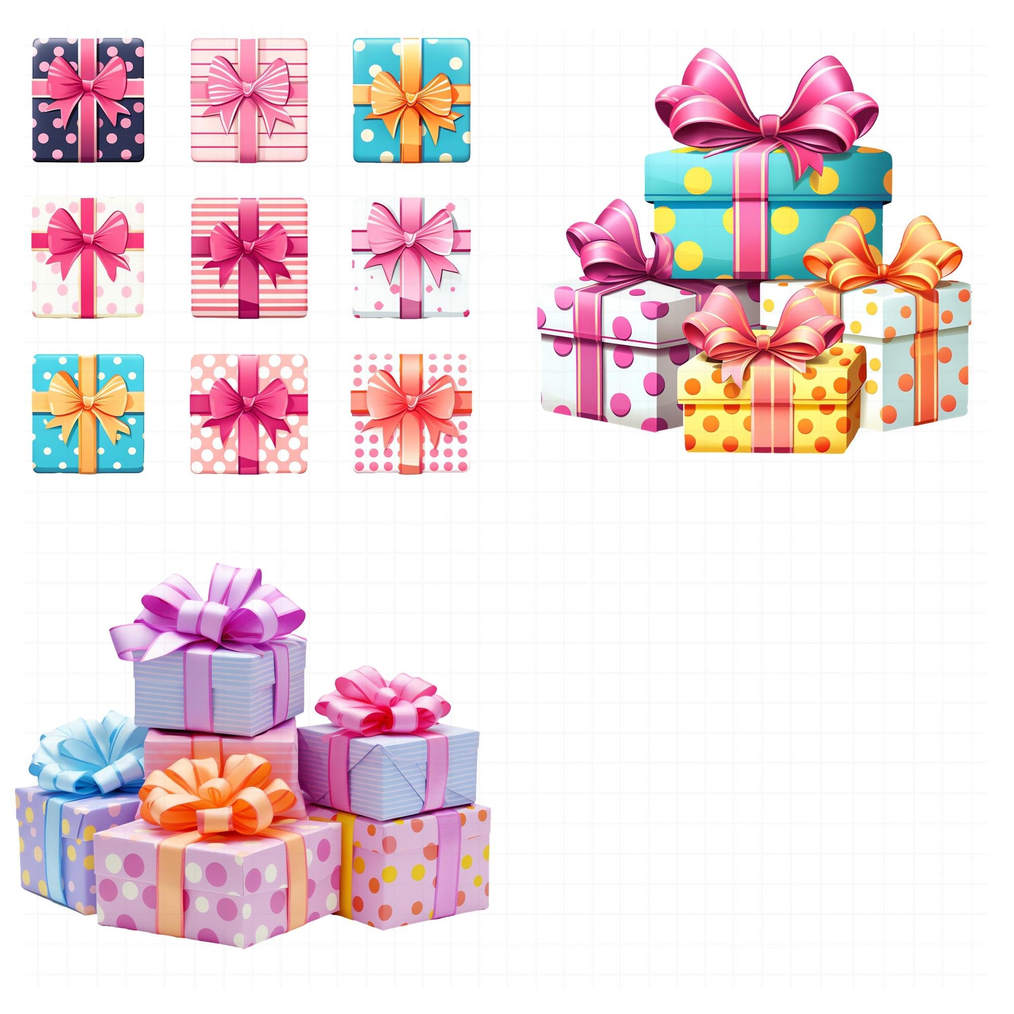 Happy Birthday Clipart Bundle: PNG SVG Graphics (commercial Use) - Etsy