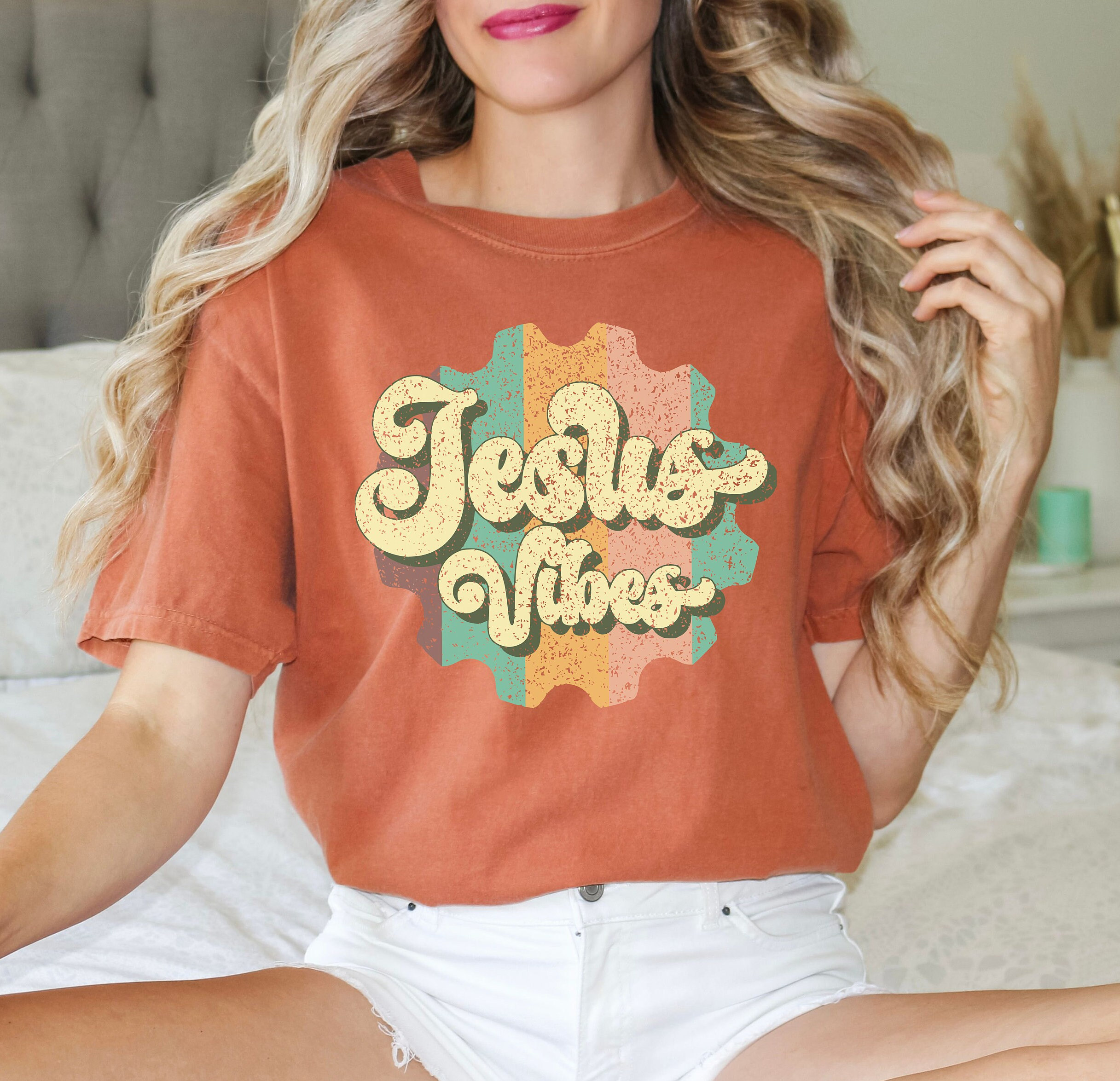 Jesus Vibes Shirt, Christian Jesus Shirt, Retro Jesus Shirt, Vintage ...