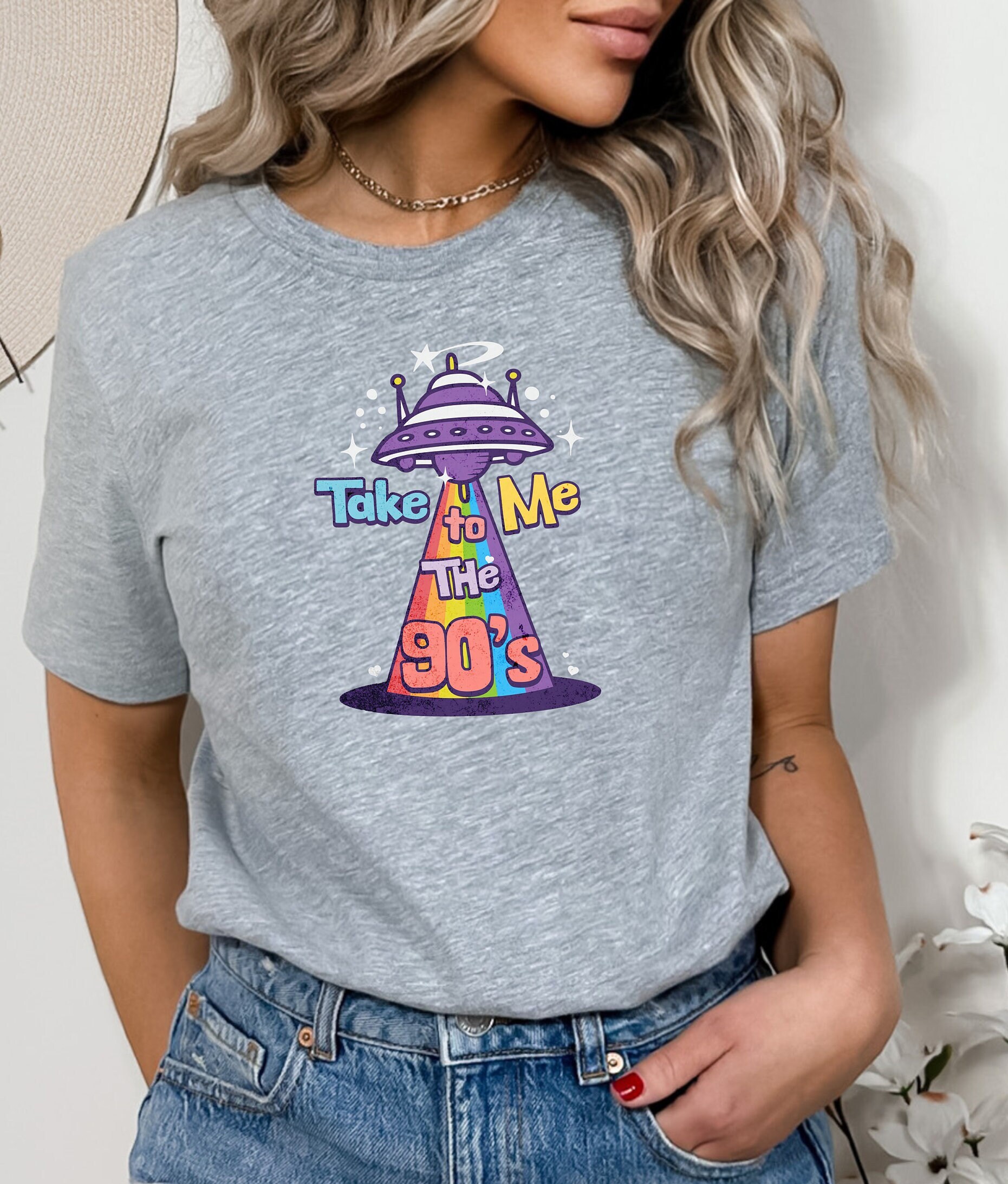 Take Me Back to the 90s Alien Tee Shirt, Alien Lovers Tee, Funny 90s ...